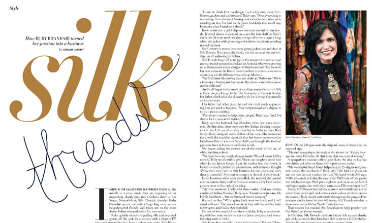 Media - Silk Threads by Ruby Bhandari