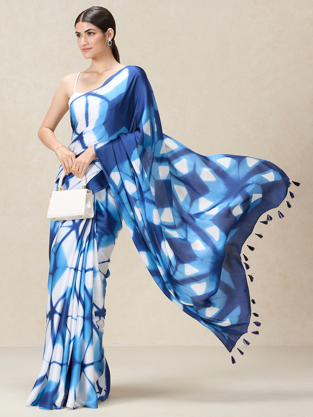 Indigo Allure Saree - Indian Clothes in Dallas - Custom Designed ...