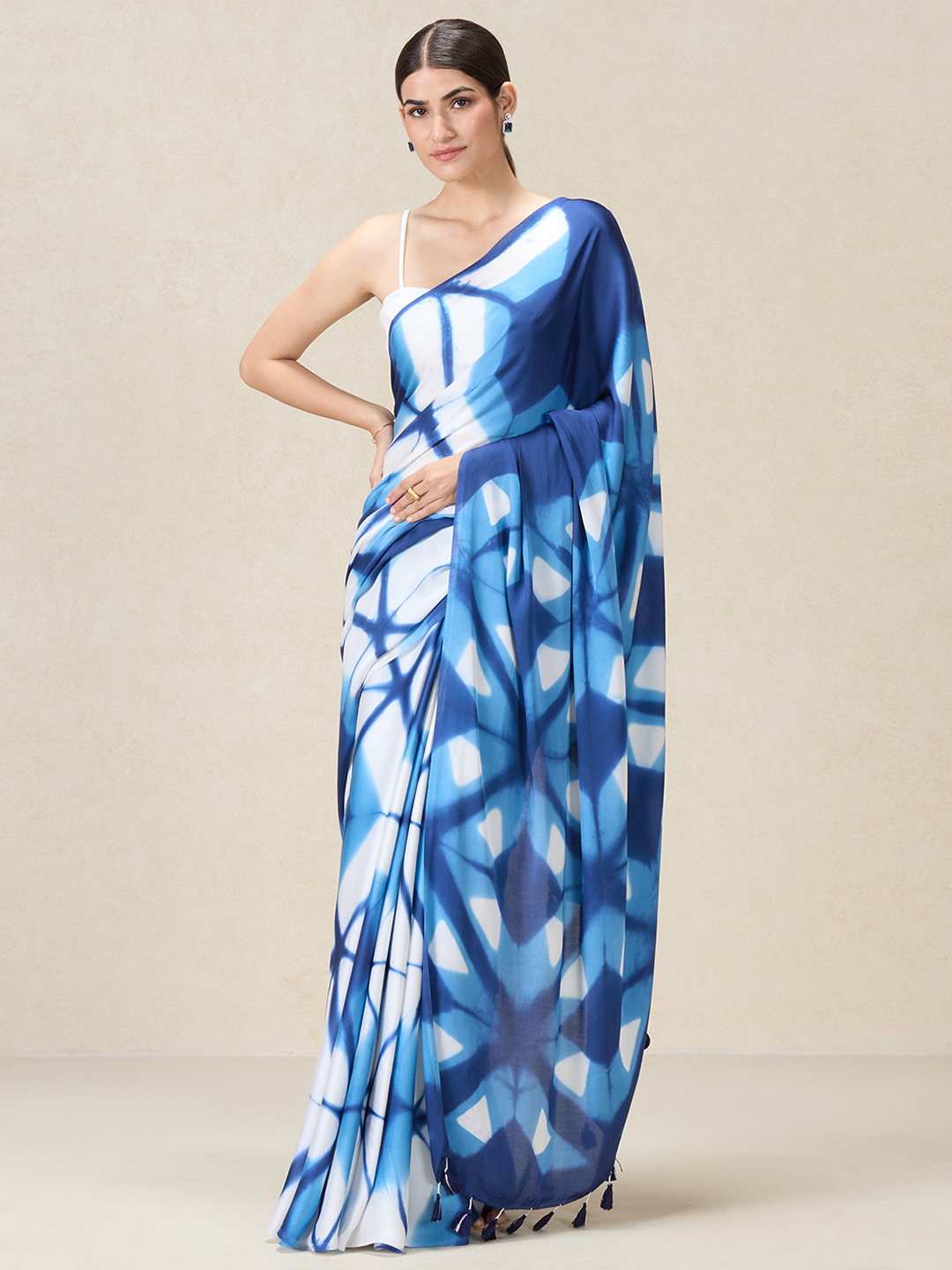 Indigo Allure Saree - Indian Clothes in Dallas - Custom Designed ...