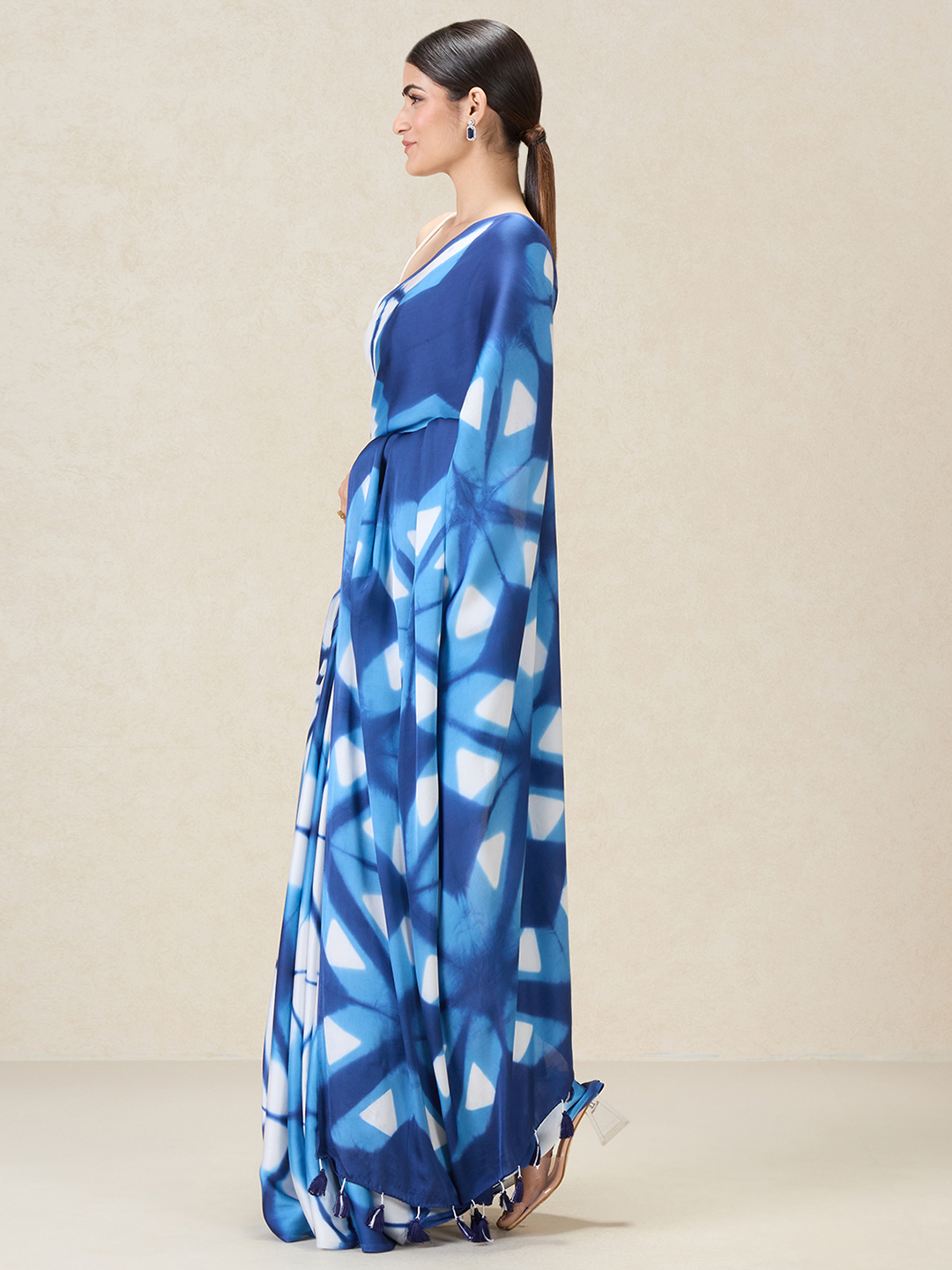 Indigo Allure Saree - Indian Clothes in Dallas - Custom Designed ...